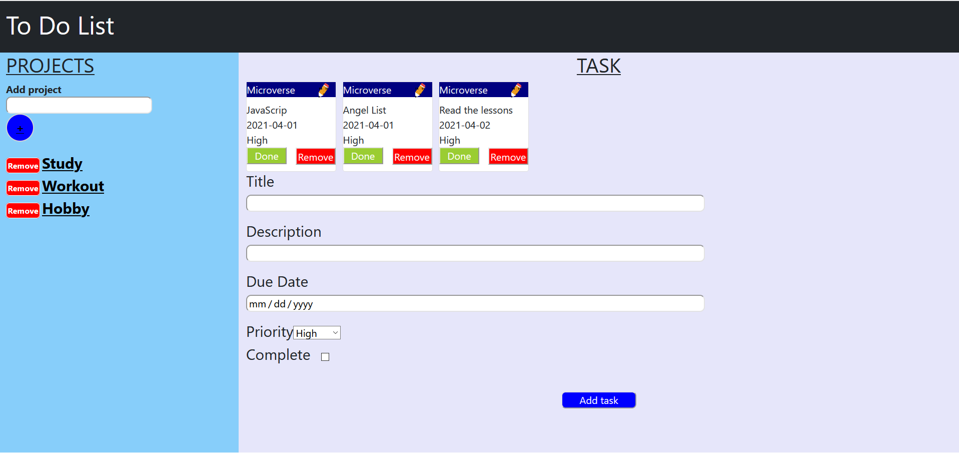 To-Do-list | to-do-list